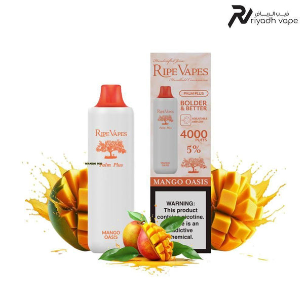 RipeVape Palm Plus 4000 Puff Mango Oasis Disposable Vape in Saudi – Riyadh Vape Shop