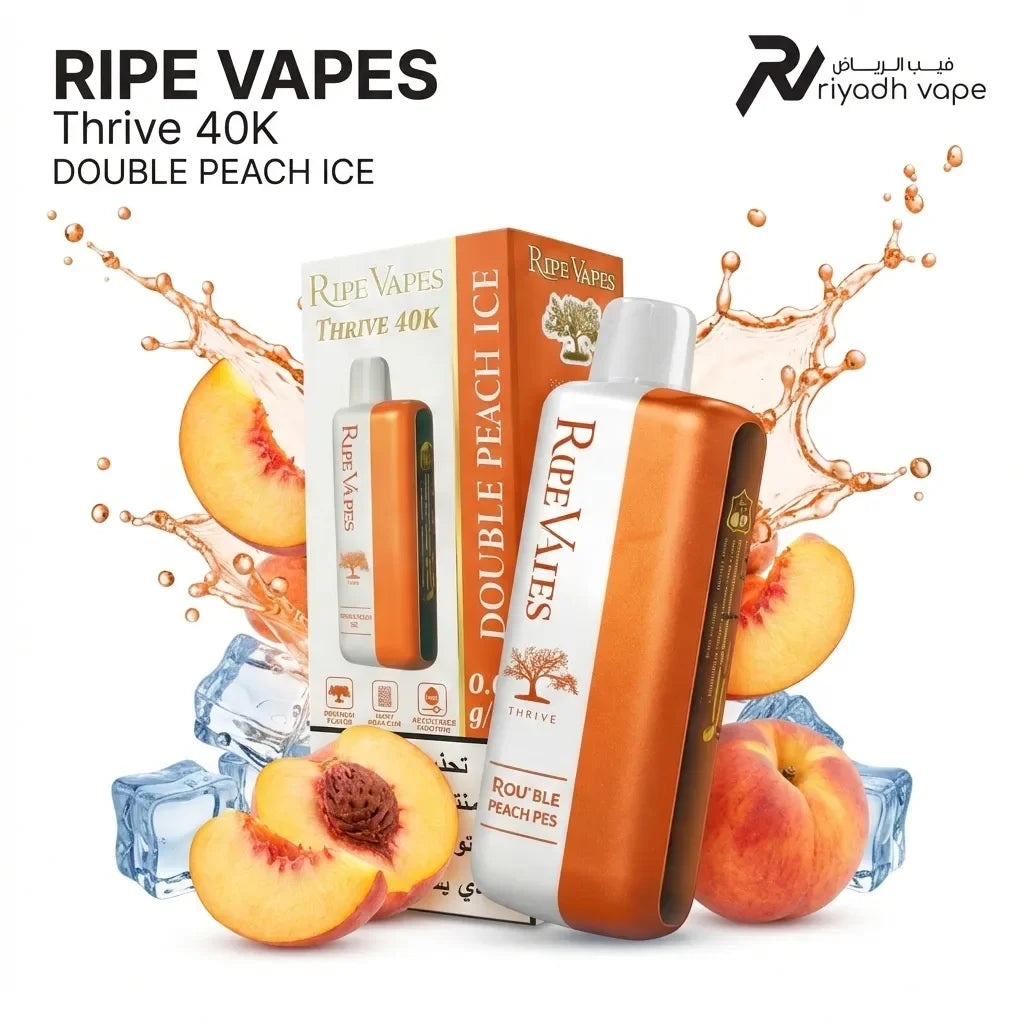 Ripe Vapes Thrive 40k - Double Peach Ice | Riyadh Vape Shop